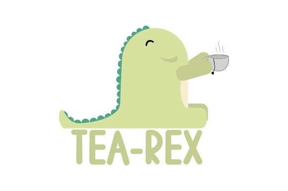 Tea-rex - Byteblossom - Medium