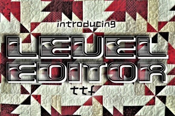 Level Editor Font - Colormeister - Medium