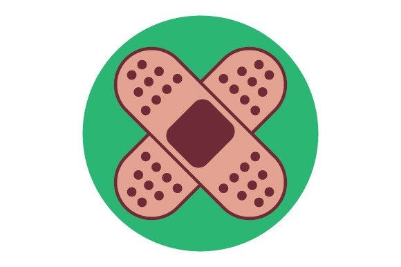 Band Aid — Sticker Free Download | by Glowglyph | May, 2024 | Medium