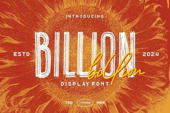 Billion Font Free Download | by Prismpalette | May, 2024 | Medium