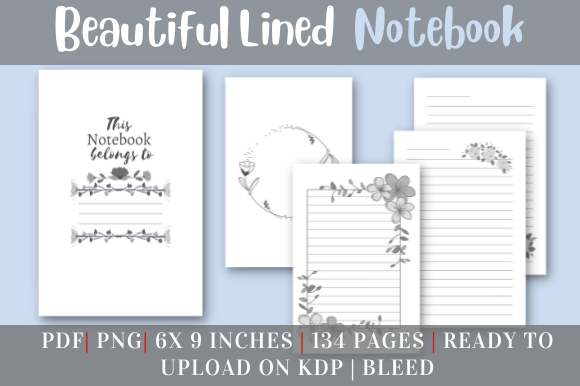 Beautiful Lined Notebook Free Download | by Miamarionette | Apr, 2024 ...