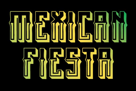 Mexican Fiesta Font - Byteballadeer - Medium