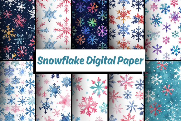 Snowflake Digital Paper Free Download | by Gracegossamer | May, 2024 ...