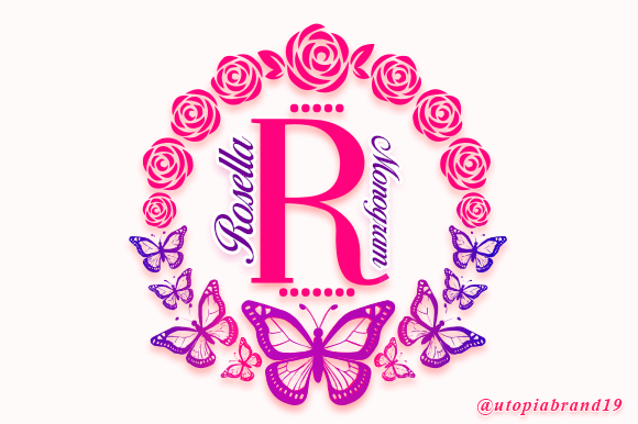 Rosella Monogram Font - Datadreamer - Medium