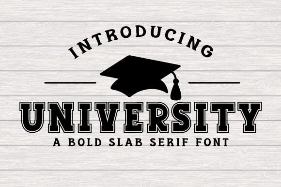 University Font (Slab Serif Fonts) | by Vectorval | Apr, 2024 | Medium