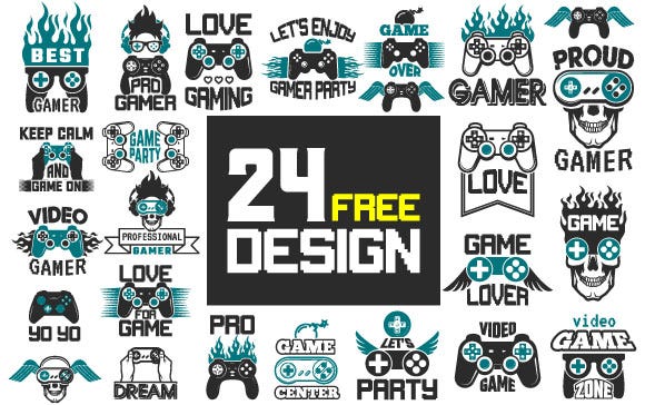 24 Designs Gaming - Cybercanvas - Medium