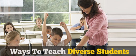 Ways to teach diverse students. Each and every student is different in ...