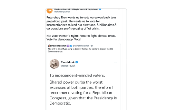 These are our last Tweets.. We’re voting. | by Elephant Journal | The ...