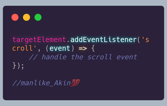 Manlikeakins Javascript Challenge Day 98 Dom Scroll Events By