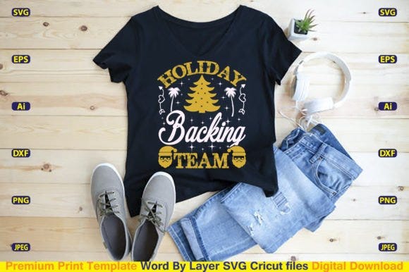 Holiday Backing Team SVG - Omar Faruk - Medium