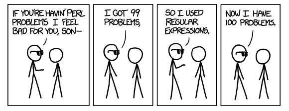 Regular Expressions (/[regex]?/). If you are confused and/or ...