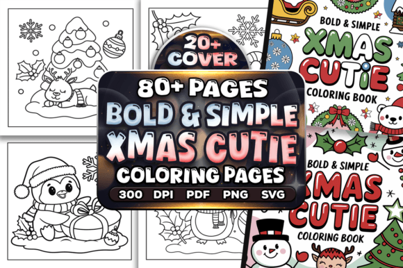 15 Cute & Easy Christmas Coloring Books for Kids — Fun Holiday ...