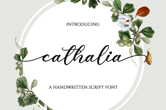 Cathalia Font - Freefontdownload.Org - Medium