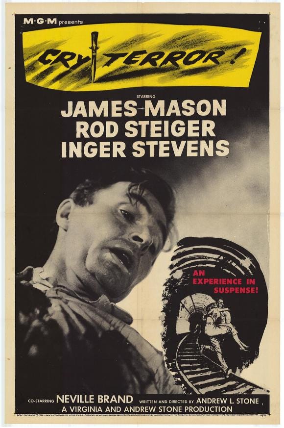My Review of ‘Cry Terror!’ (1958) | by Debbi Mack | Movie Lover’s Club ...