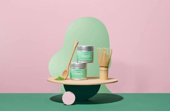“Matcha” is a Japanese green tea made from the young leaves of the tea ...