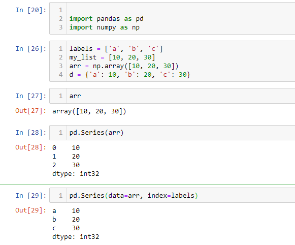 Pandas Serileri. (Creating a Pandas Series) Bir Pandas… | by Hatice ...