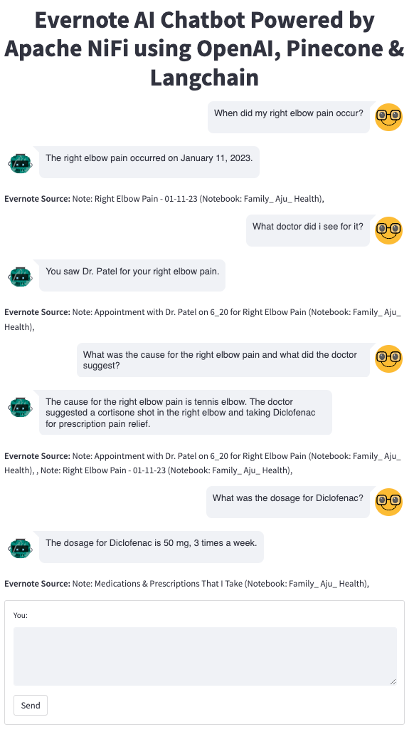 Accelerating Ai Data Pipelines Building An Evernote Chatbot With Apache Nifi 20 And Generative