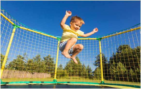 Bounce Smartly With Heavy Duty Trampoline : Keep Your Toddler’s Jump ...