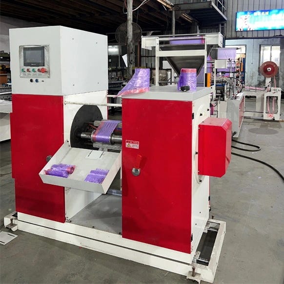 Bag Making Machine. An automatic carry bag machine is a… | by ...