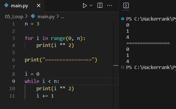 Python Hackerrank Loops Easy Python Basic By Aiya Aiyara Sep 2023 Medium 5785