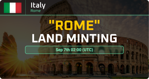 🇮🇹Italy “Rome” Pre-Sale Land Minting🇮🇹 - DeNations - Medium