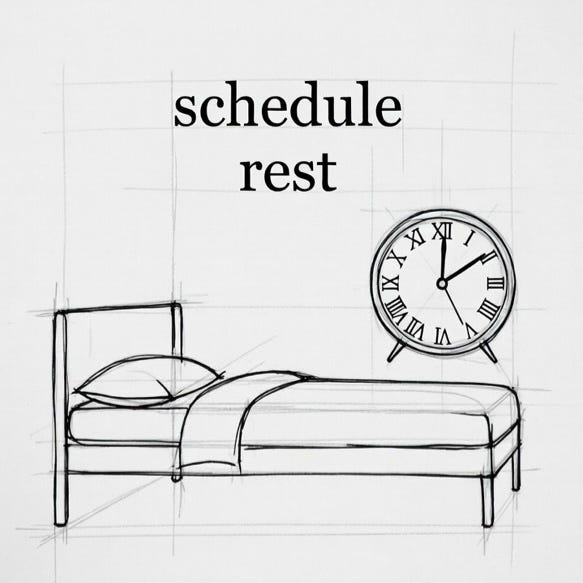 Scheduling Rest Isn’t a Waste of Time | by Juan Cervantes | Nov, 2025 ...