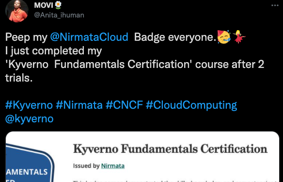 Getting the Kyverno Fundamentals Certificate. | by Anita Ihuman | Medium