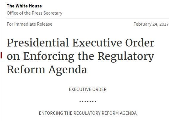 Quick Reaction to the Regulatory Reform Officer/Task Force Executive ...