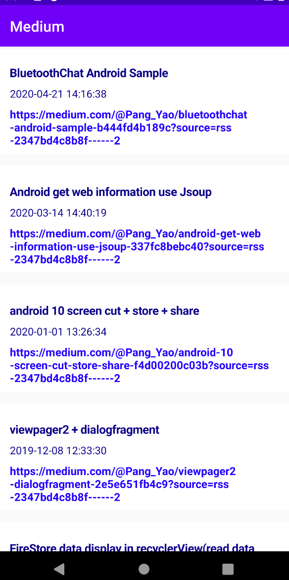 ViewModel + LiveData + Retrofit2 + RecyclerVeiw Create an APP | by Liu Pang Yao | Medium