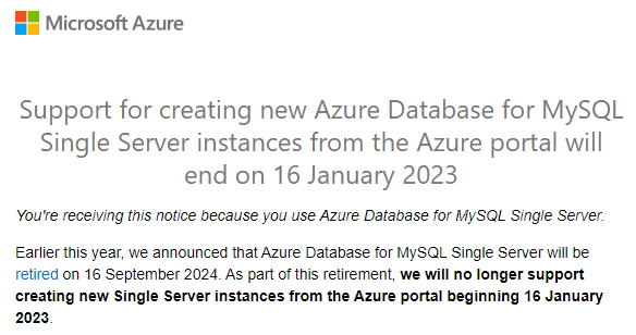如何將 MySQL 的 Azure 資料庫 - 單一伺服器遷移至彈性伺服器 | by Ivan Cheng | Medium