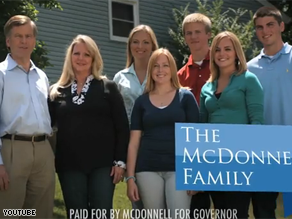 Bob Mcdonnell Family