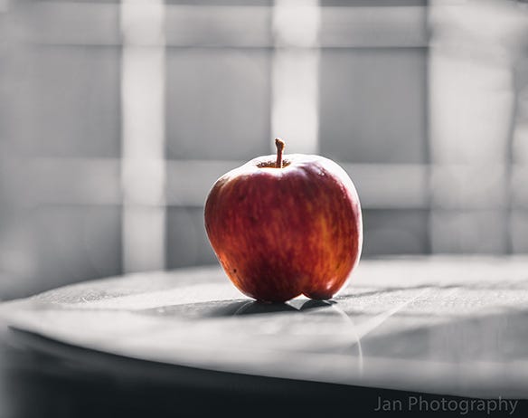 Just like the Apple; LSD. A black and white surrounding splashed… | by ...