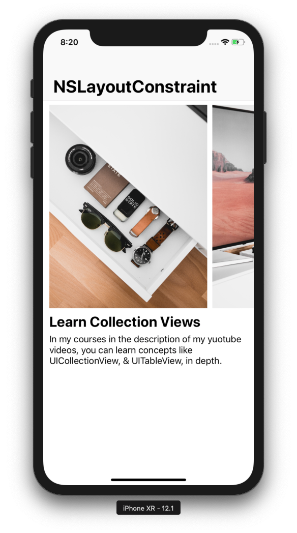 PURE CODE Programmatic Auto Layout with NSLayoutConstraint & UICollectionView & UIStackView | by ...