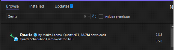 Blog for Scheduler Job using with Quartz .Net