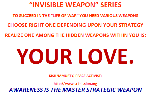“INVISIBLE WEAPON” SERIES | by Krishna Murty | Medium