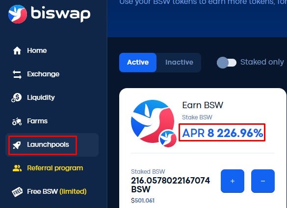 Get Multiple Way of $ Passive Income With Biswap (BSW Token) | by Yunar ...