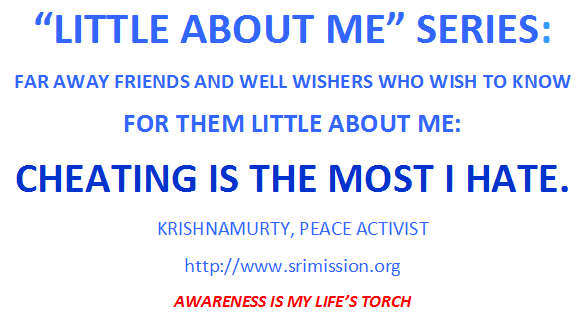 “LITTLE ABOUT ME” SERIES: | by Krishna Murty | Medium