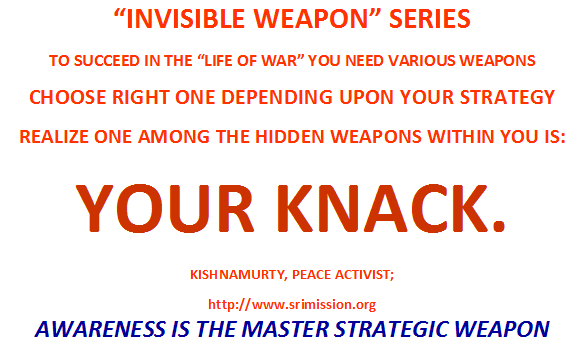 “INVISIBLE WEAPON” SERIES | by Krishna Murty | Medium