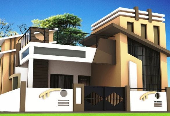 Indian Home Exterior Design. In the realm of architectural… | by Online ...