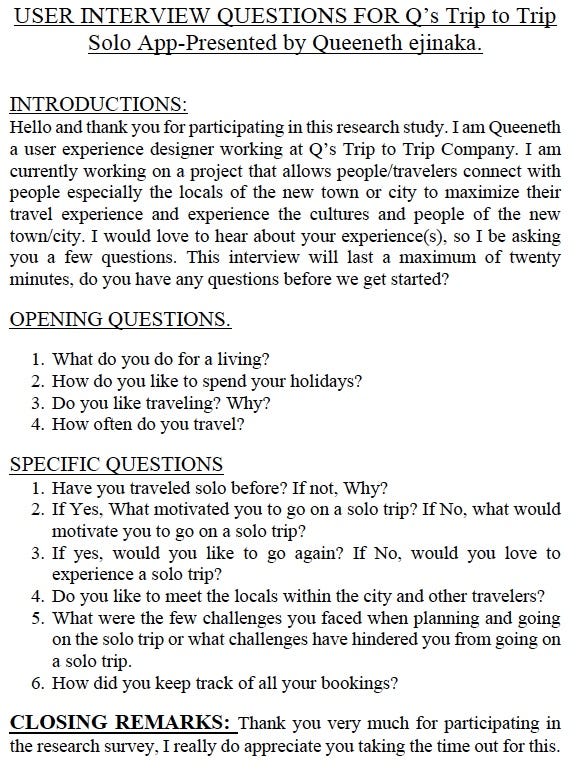Solo Travel Made Easy. A UX case study of Q’s trip to trip… | by ...