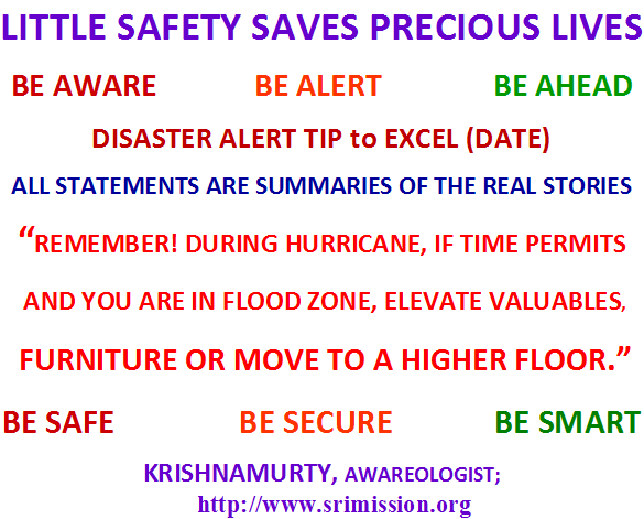DISASTER ALERT TIP to EXCEL (DATE) | by Krishna Murty | Medium