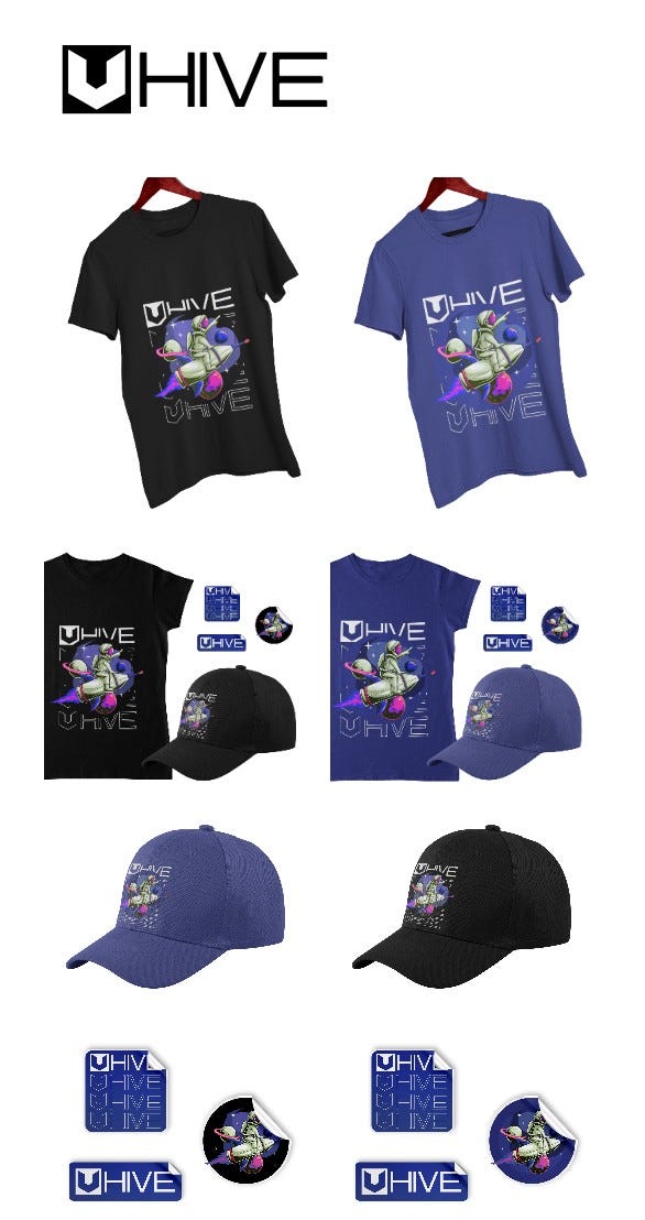 Get the Uhive Merch! To receive your merch box, you need to refer 3 ...