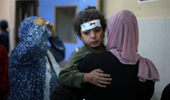 Hamas and Israel trade accusations as Gaza hospital explosion kills ...