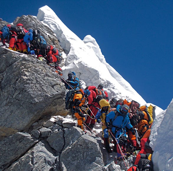 Why there’s a queue even on Mt. Everest? | by Puneet Srivastava | Medium