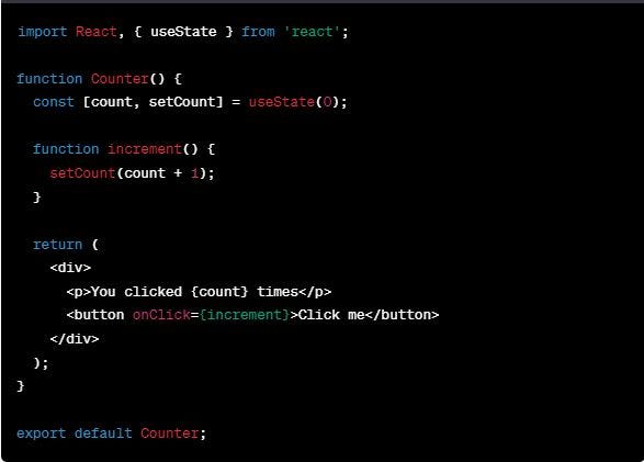 Use of Hook in React JS | Technical Chamber | by Nishaadequate | Medium