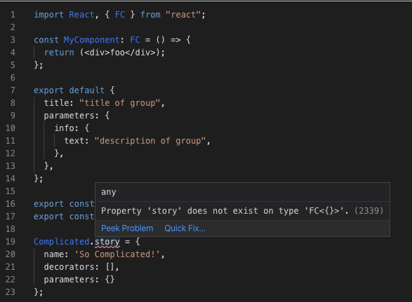 TypeScript で Stotybook をCSF（Component Story Format）で書く | by ハゲワシ | Medium