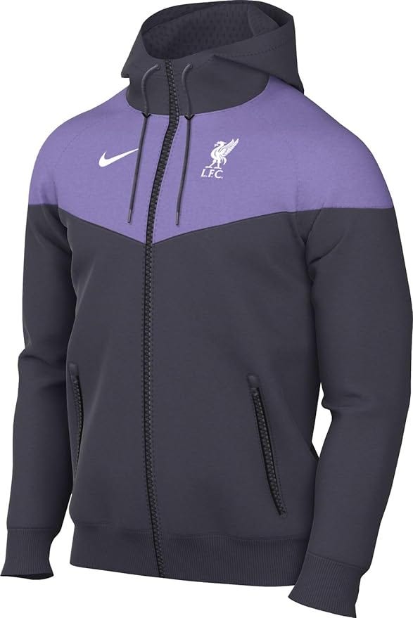 Unveiling the Nike 2023–2024 Liverpool Hooded Windrunner Jacket (Space ...
