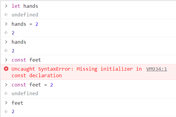 JavaScript Variables : let vs const - Ellie Park - Medium