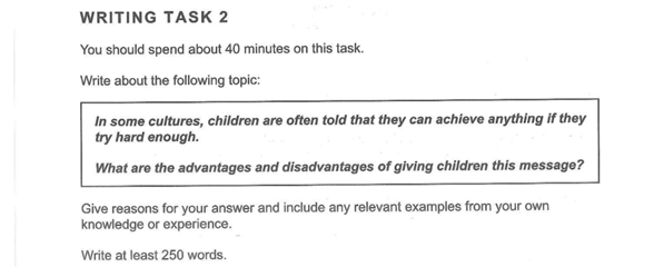 Writing Task 2 (Discussion Type). It is common to believe in other ...