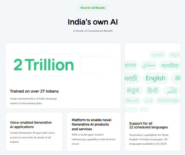 Krutrim Cloud by Ola: Affordable AI Computing for All - Fusion Chat